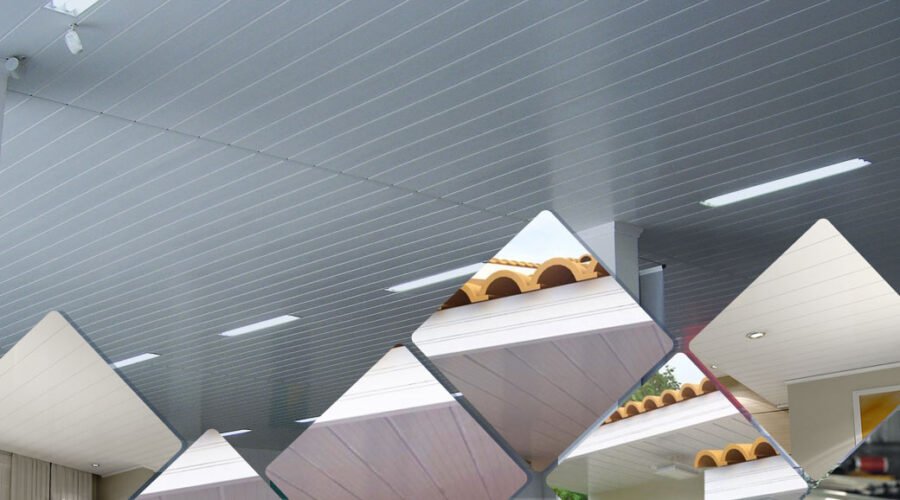 Forro PVC Colorido Mármore Romano para todos os ambientes 6 MT ...