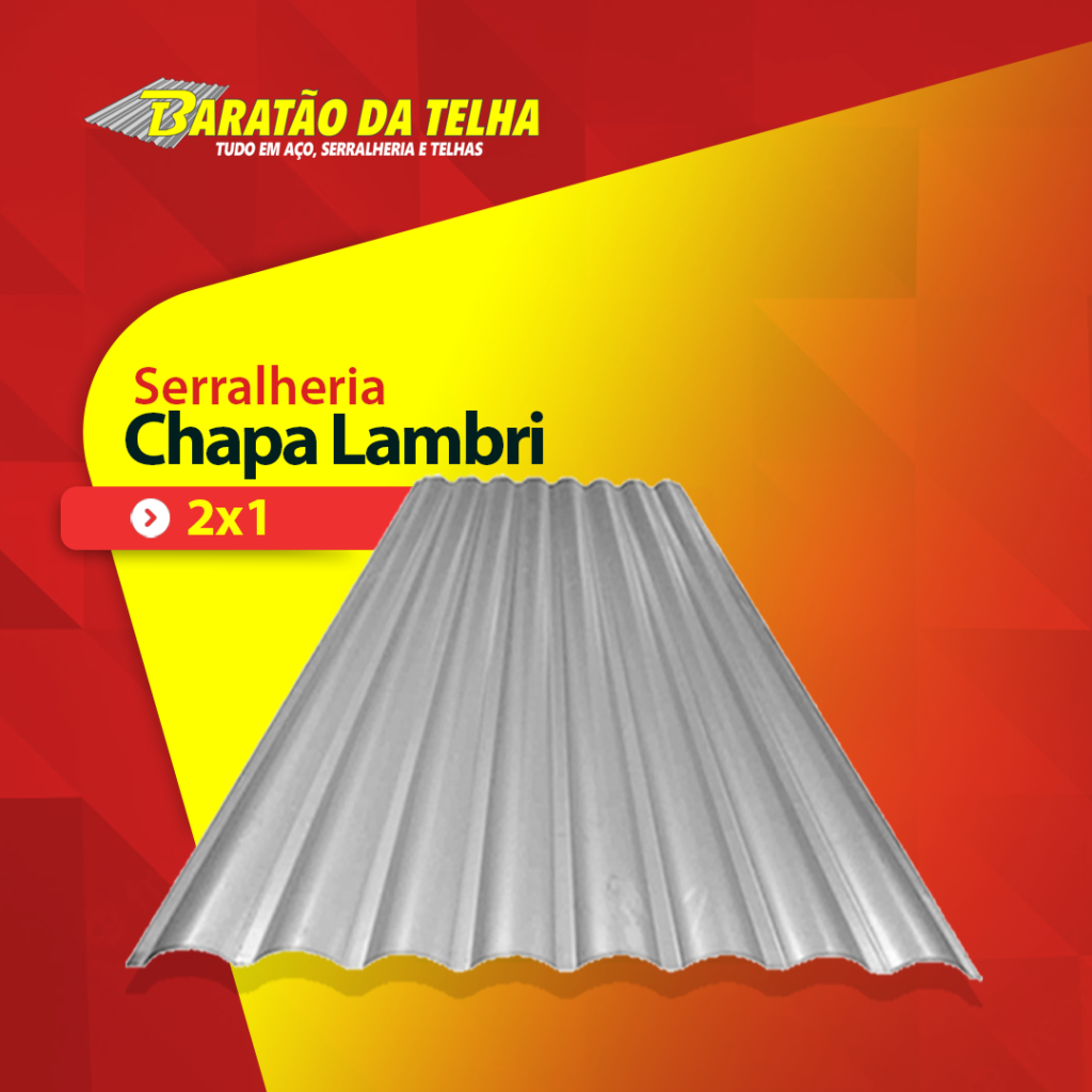 Chapa Lambril - Baratão da Telha
